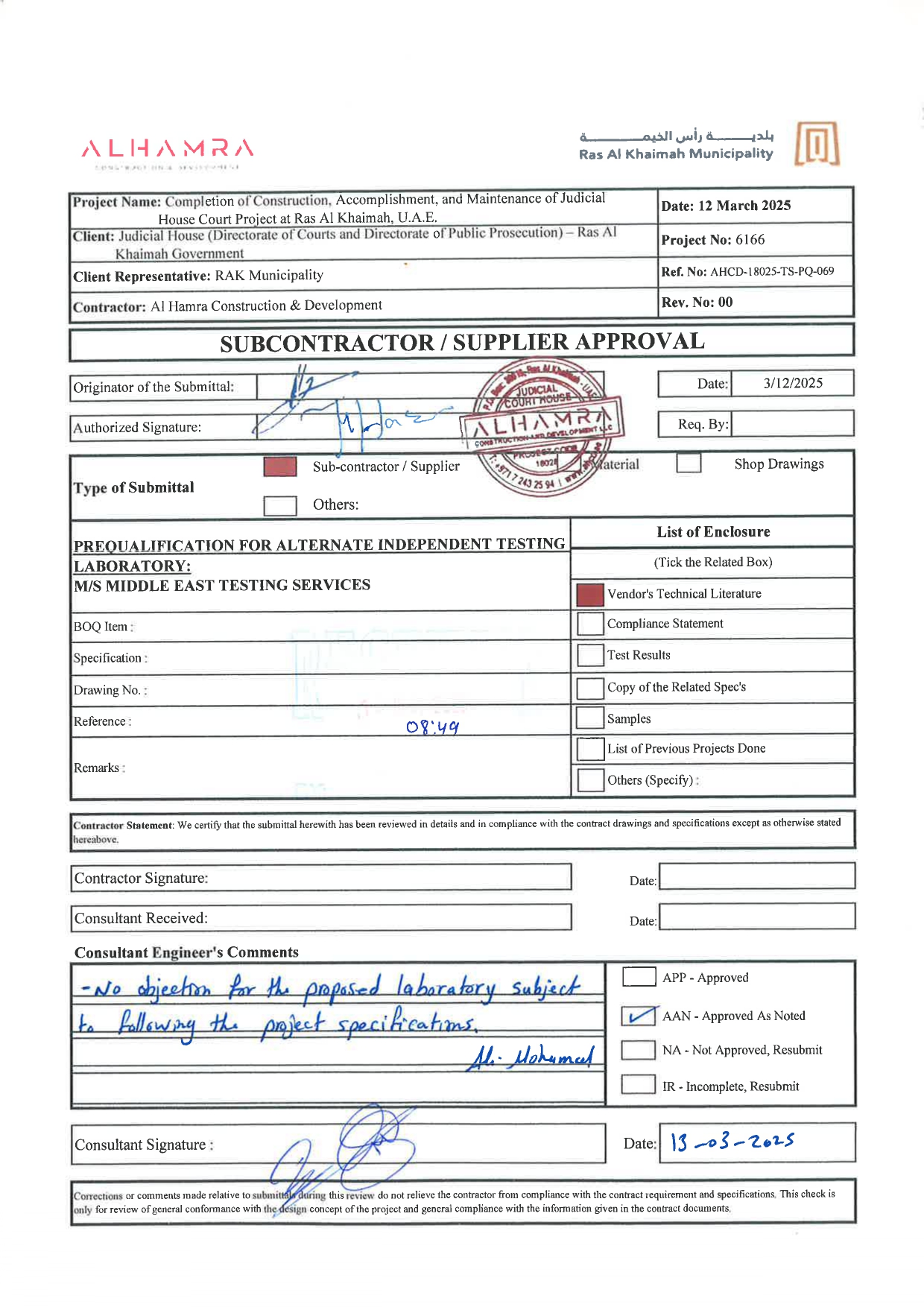Accreditations - METS LABORATORIES